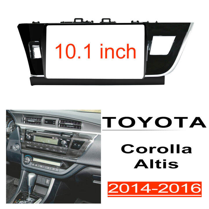 Honxun for Toyota Corolla Altis 2014-2016 10.1 inch Radio Frame 2din ...