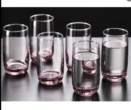 Delisoga Deli Glassware Drinking Set 6pcs 280mL 10cm ES5303P Per Set ...