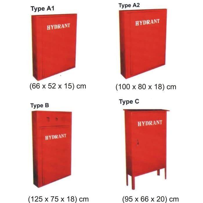 BOX HYDRANT HIDRAN TYPE A1 UK 66X52X15CM PLAT 1.2MM SAFETY MURAH ...