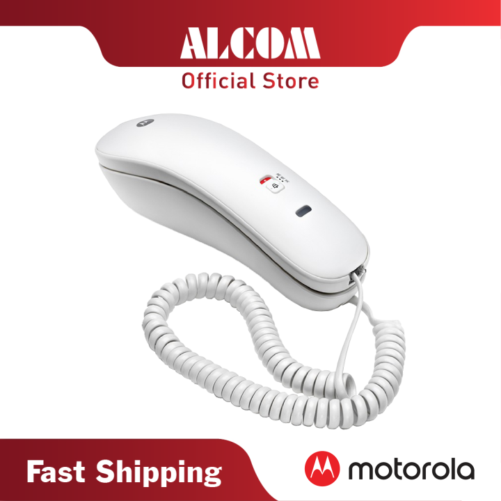 Ct50 Motorola โทรศัพท์แบบบางมีสายที่ติดผนังได้สำนักงานบ้านโทรศัพท์แบบมี ...