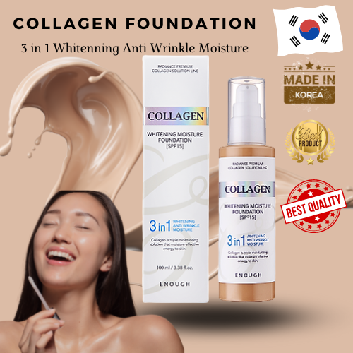 ORIGINAL 3IN1 ENOUGH COLLAGEN WHITENING MOISTURE FOUNDATION SPF15 ...