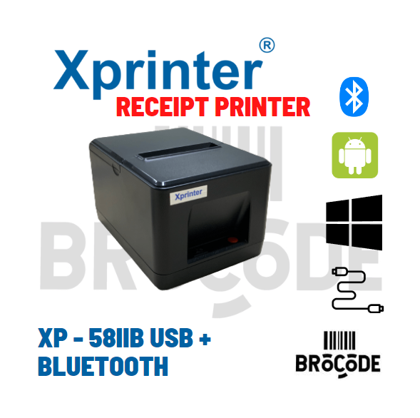 Xprinter XP-58IIB USB + BLUETOOTH THERMAL RECEIPT PRINTER POS PRINTER 58mm | Lazada PH