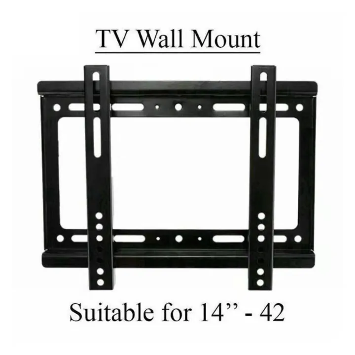 Universal TV 14"-42" LED LCD TV Wall Mount Bracket | Lazada PH