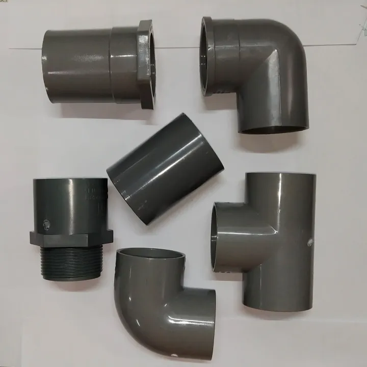 1 1/2" or 40mm PVC Fitting - PVC Socket, Elbow, PT Socket, Valve Socket ...