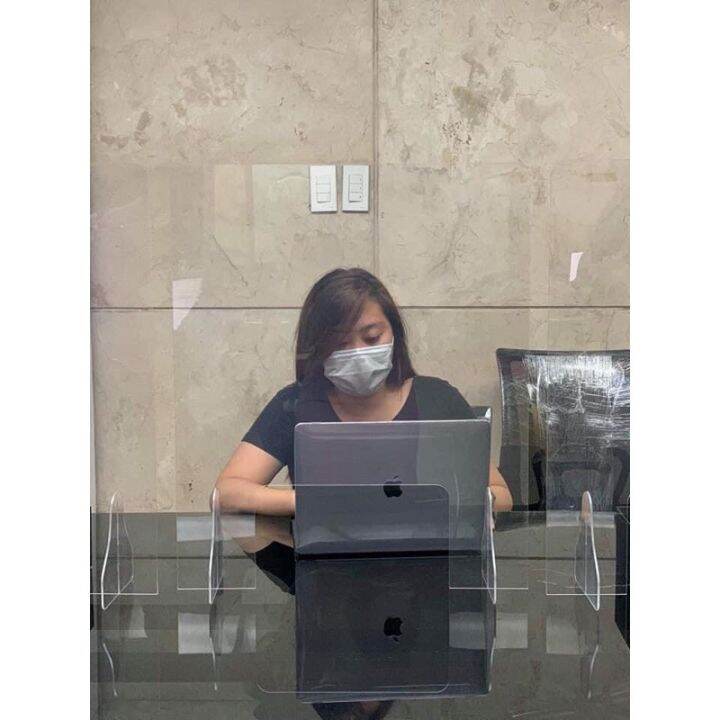 ☂CLEAR ACRYLIC SHIELD BARRIER FPR TABLE♭ | Lazada PH