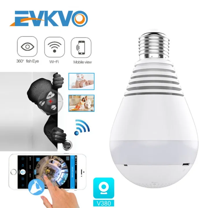 V380 IP CAM Wireless WIFI Network Security Two-Way Audio Home Monitor ...