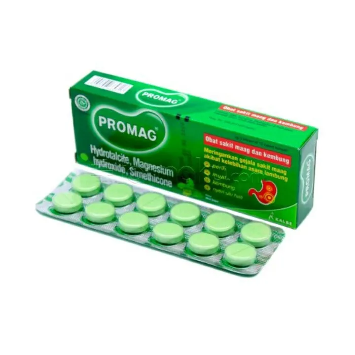 Promag Obat Sakit Maag Promag Box isi 3 Strip | Lazada Indonesia
