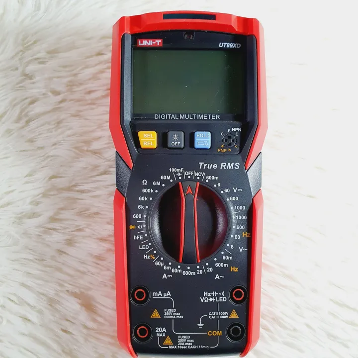 UNI-T UT89XD Professional Digital Multimeter True RMS NCV 20A Current ...