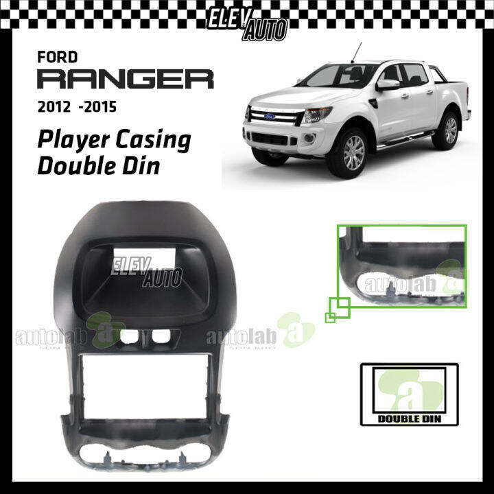 Installation Dash Kit Player Casing Double Din (178mm/7") Ford Ranger ...