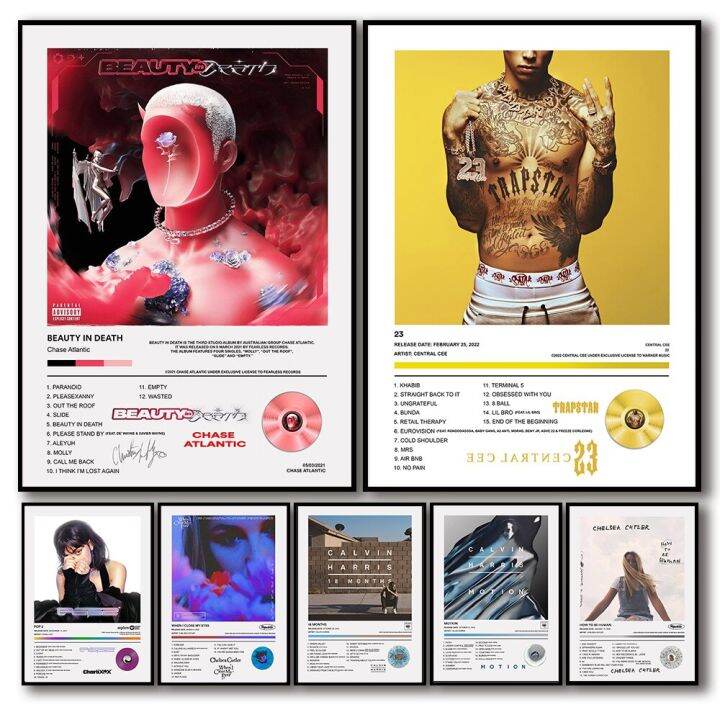 Central Cee Posters - Hip Hop Music Album Cover Pictures For Room Bar ...