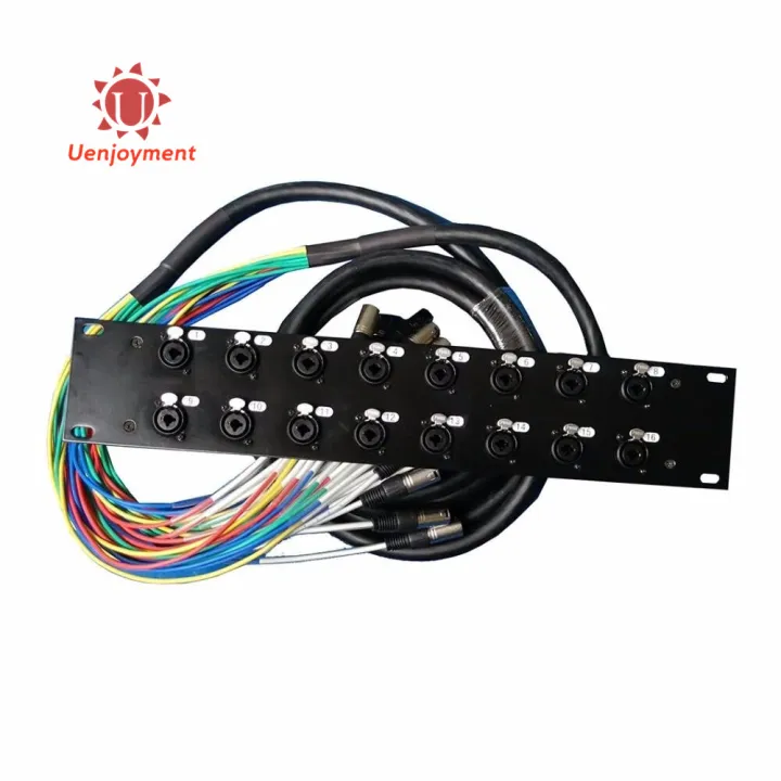 【Stock in PH】4M Audio 16 Channel 2U Rack Multicore Cables Rack Mount 16 ...