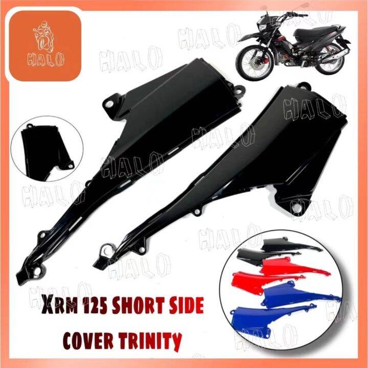 [HALO MOTOR] MOTORCYCLE SHORT SIDE COVER TRINITY FOR XRM 125 (A49 ...