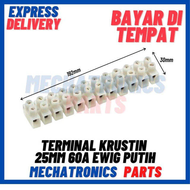 [DEV-9425] TERMINAL KRUSTIN 25MM 60A EWIG PUTIH | Lazada Indonesia