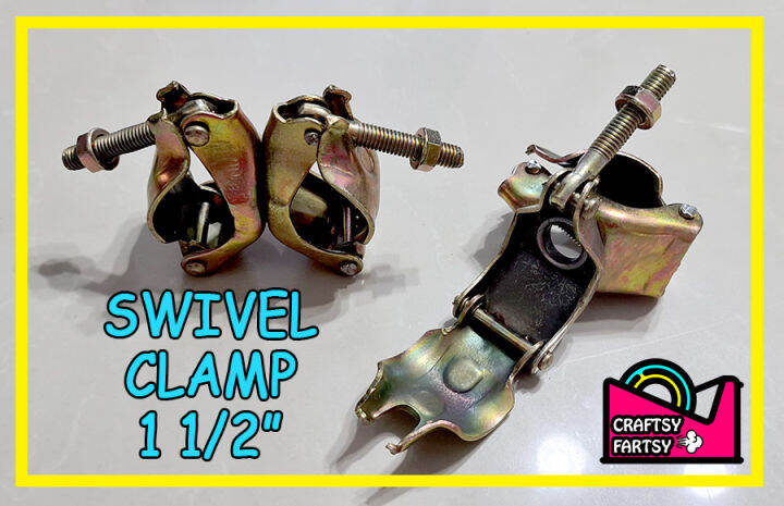 (PER PIECE) 1 1/2" Swivel Clamp / Scaffolding Clamp 1 1/2 | Lazada PH