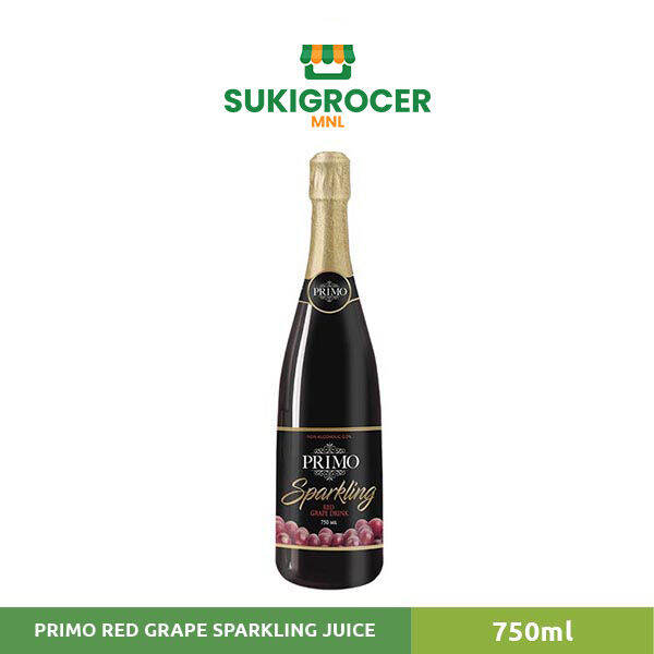 Primo Red Grape Sparkling Juice 750ml | Lazada PH