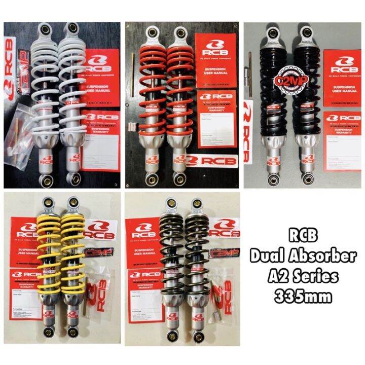 RCB Dual Shock A2 Series 335mm Honda Wave Dash Suzuki Smash Raider J ...