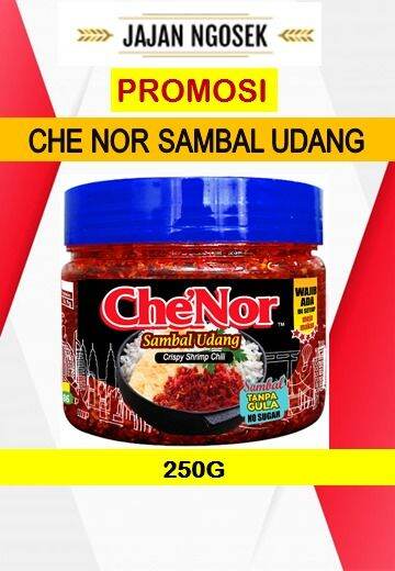 (Readystock) Che'Nor Sambal Udang (250g) | Lazada