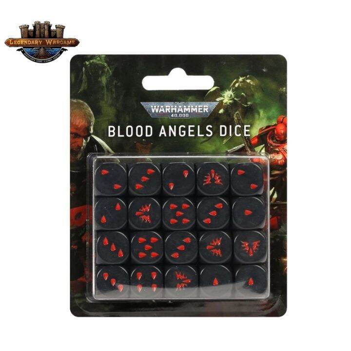 [พร้อมส่ง] Warhammer 40k BLOOD ANGELS DICE SET | Lazada.co.th