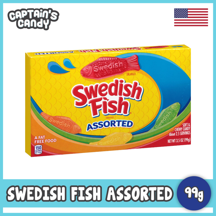 Swedish Fish Assorted Soft & Chewy Candy, 3.5 oz Boxes | Lazada PH