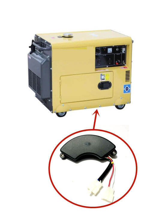 Double Sockets JIA YE AVR Voltage Regulator For 7KW 8KW Silent Diesel ...