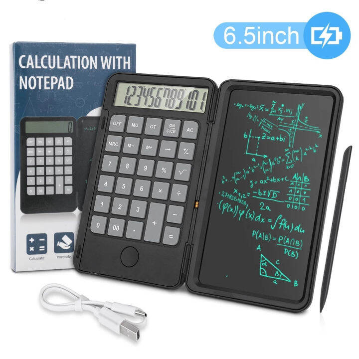 6.5 Inch Calculator Writing Tablet Portable Smart LCD Graphics ...