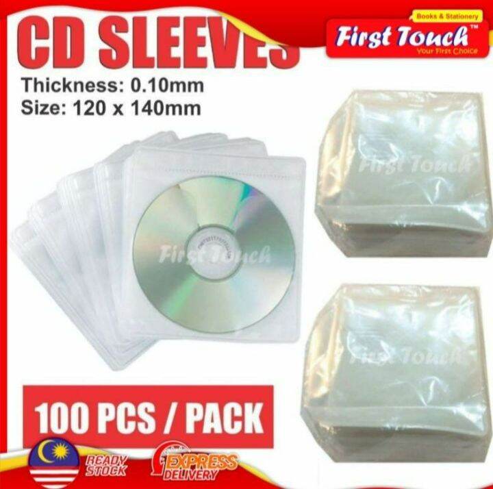 CD / VCD Plastic Sleeves (100's / pack) | Lazada