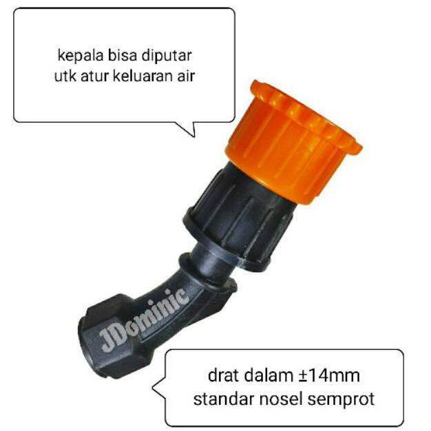 Nozzle Plastic - Kepala Ujung Semprotan Hama Nozel Nozle Nosel Nosle ...