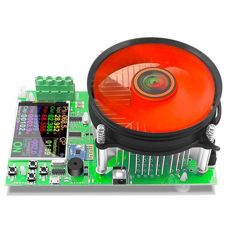 180W DC USB Tester APP Electronic Load Lithium Battery Capacity Monitor ...