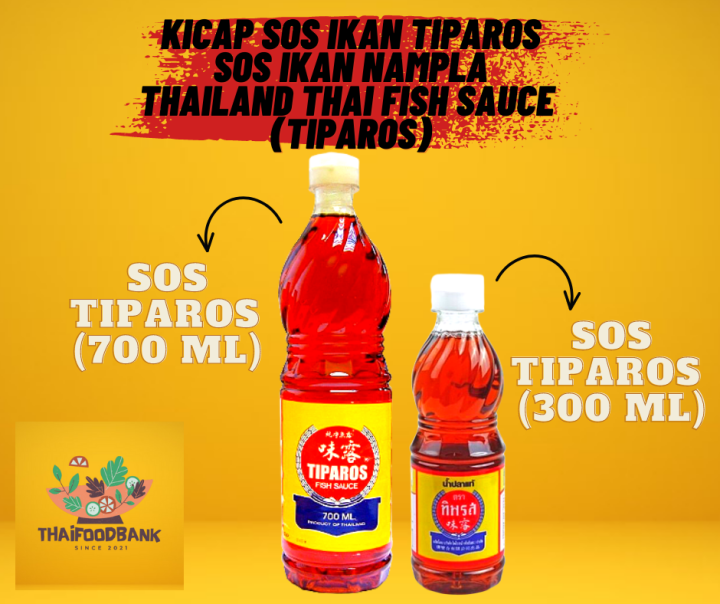Kicap Sos Ikan Tiparos Sos Ikan Nampla Thailand Thai Fish Sauce ...