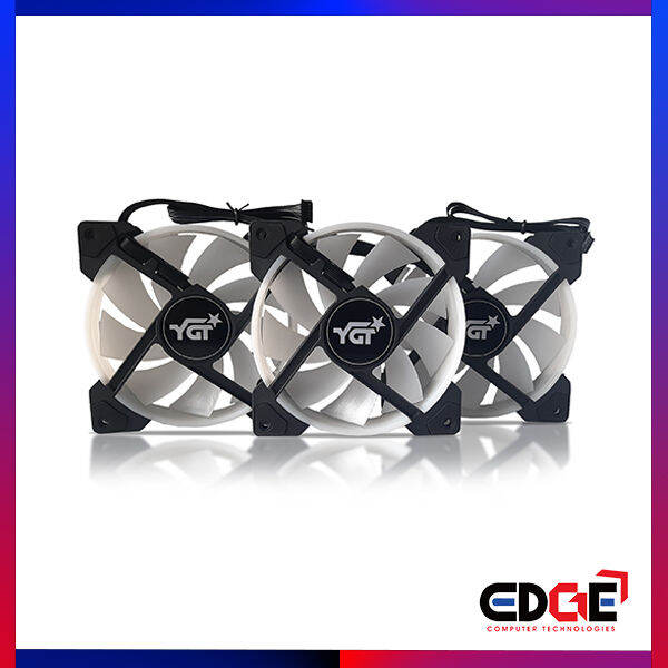 EDGE | YGT Romantic 1255/1258 ARGB 3-Fan Pack Fan Case Cooler with ...
