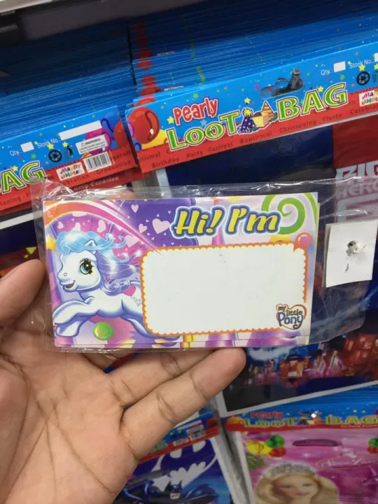 6pcs My Little Pony Name Tag | Lazada PH