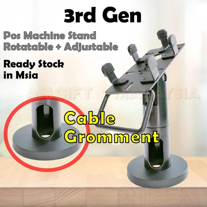 Credit Card Machine Stand Holder Rotatable Adjustable POS Machine Stand ...