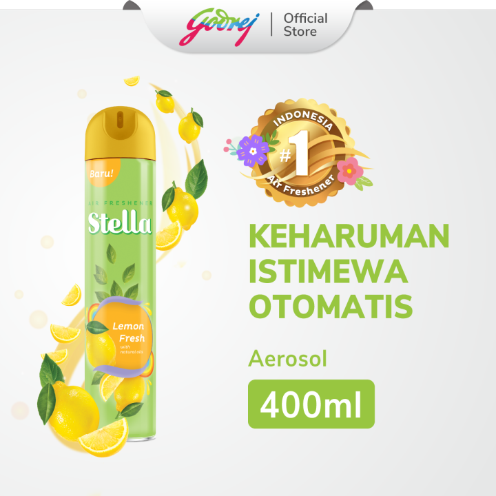 Stella Aerosol Lemon 400ml - Pengharum Ruangan | Lazada Indonesia