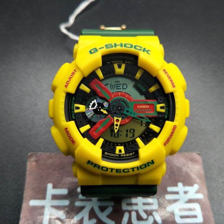 CASIO Casio G-SHOCK Jamaica theme limited edition Brazilian color ...