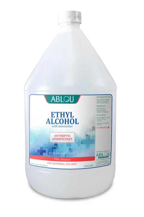 Ethyl Alcohol 70% 1 Gallon | Lazada PH
