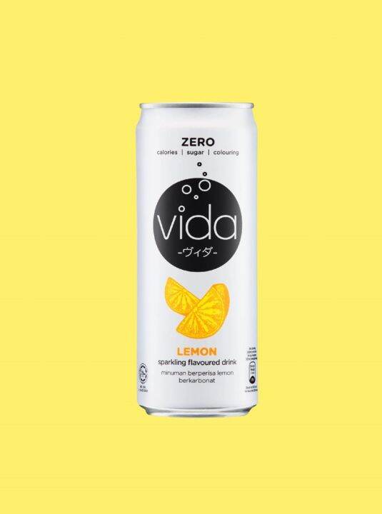 VIDA LEMON SPARKLING DRINK 325ml (Allonge Marketing) | Lazada