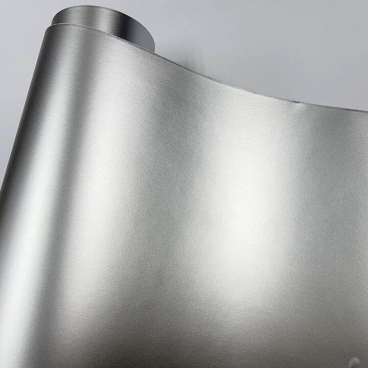 10/20/30/40/50X152CM Chrome matte silver ICE Satin Chrome Car Vinyl ...