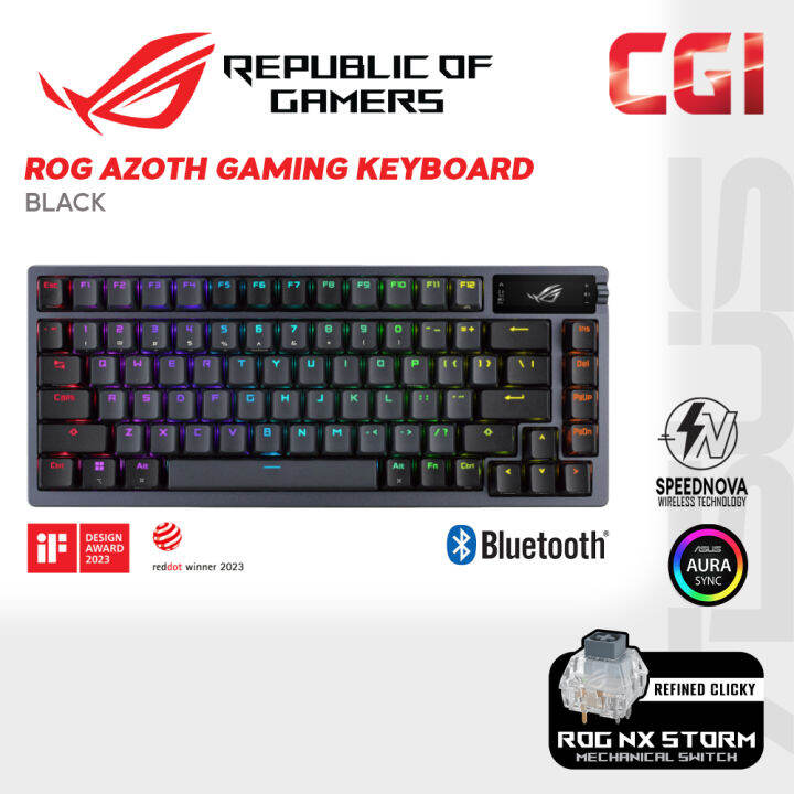 Asus M701 ROG Azoth OLED Display SpeedNova NX Mechanical Gaming ...