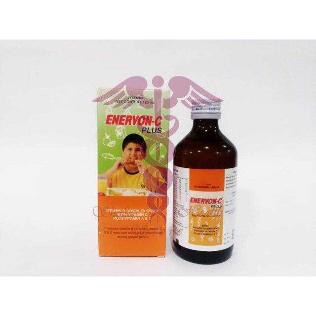 Asli Enervon C Plus Syrup 120 ml / Vitamin & Daya Tahan Tubuh Anak ...