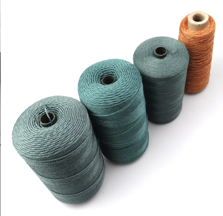 1GULUNG TALI PE NILON 6 PINTALAN HIJAU DAN BENANG COKLAT 2 PINTALAN ...