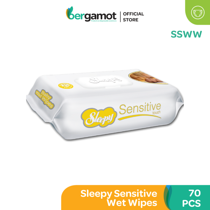 SSWW Sleepy Sensitive Baby Wet Wipes (70's) | Lazada