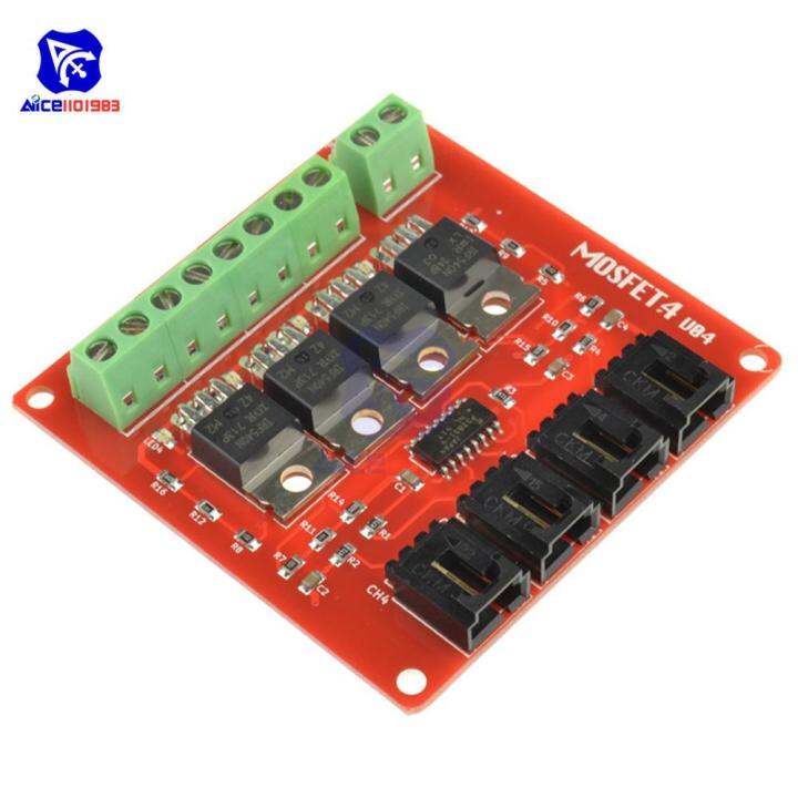 Four Channel 4 Channel Way Route MOSFET Button IRF540 V4.0 MOSFET ...