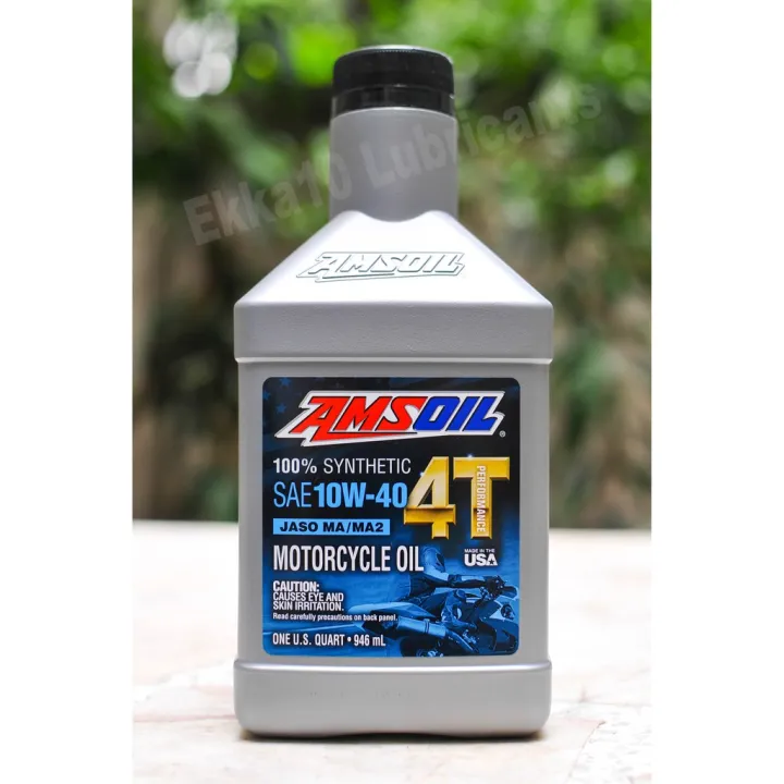 Amsoil Performance 4T 10W40 สังเคราะห์แท้ 100♞ | Lazada.co.th