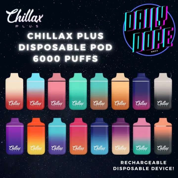 {Legit} Chillax Plus 6000 Puffs Menthol and Tobacco Edition 5 Nicotine ...