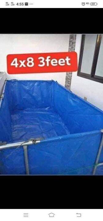 4x8x3ft POOL TRAPAL ONLY NO FRAME | Lazada PH