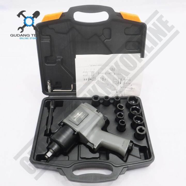 Air Impact Wrench 1/2" WIPRO AIW1218A / Alat Buka Pasang Baut AIW 1218A ...