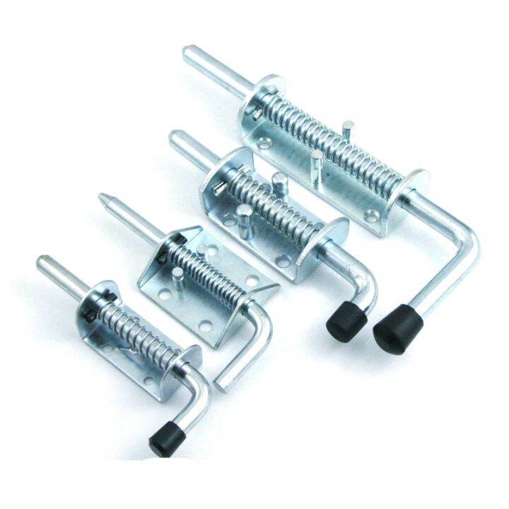 Heavy duty spring Barrel Bolt sliding gate Safety lock metal loaded ...