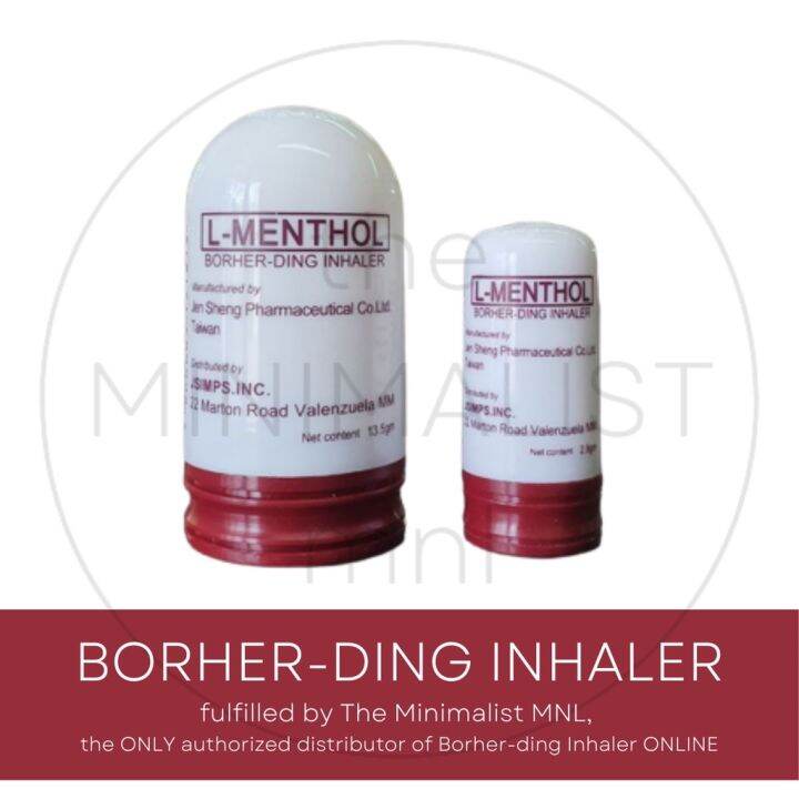 Borher-Ding L-Menthol Inhaler Menthol Stick Menthol Cone Borherding ...