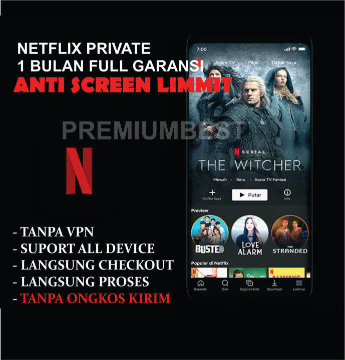 Akun netflix Premium 1 bulan Premiumbest murah | Lazada Indonesia