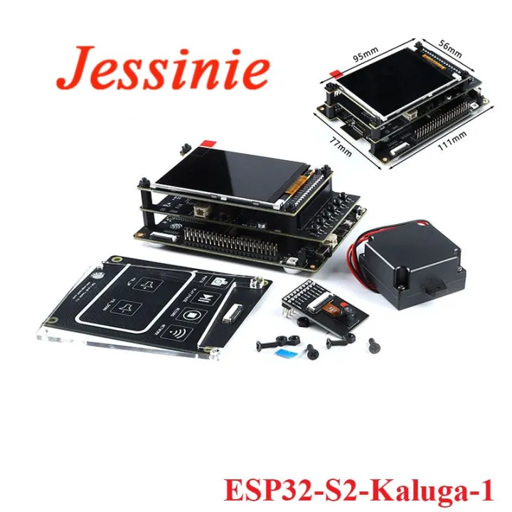 ESP32-S2-Kaluga-1มัลติมีเดียคณะกรรมการพัฒนาชุด ESP32-S2-WROVER ESP32 S2โมดูล DIY ESP-LyraP-CAM ...